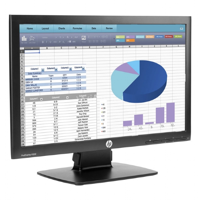Monitor HP ProDisplay P202 - LED - 20 - K7X27AA#ABA - Winpy.cl