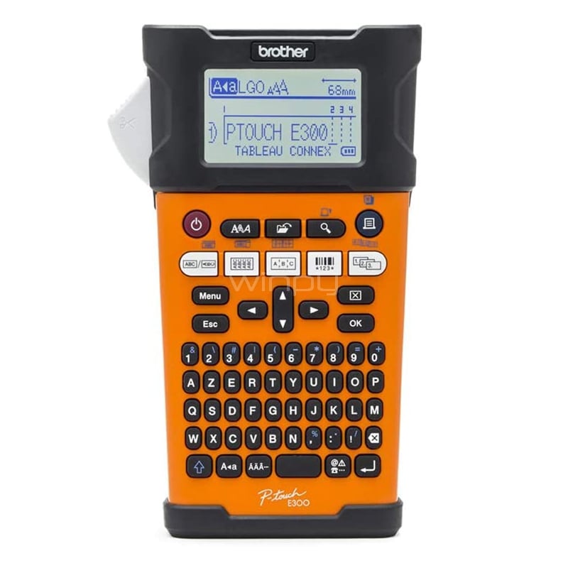 Rotuladora industrial portátil con bateria recargable PT-E300VP - PT ...