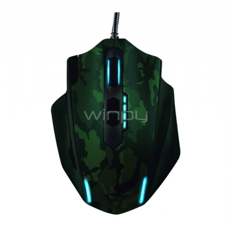 Mouse Gamer Trust GXT 155C Green Camouflage - 20853 - Winpy.cl