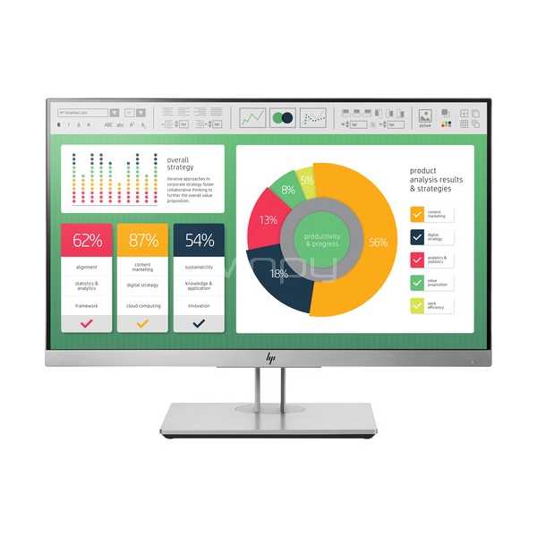 Monitor HP EliteDisplay E223 de 21.5“ - 1FH45AA#ABA - Winpy.cl