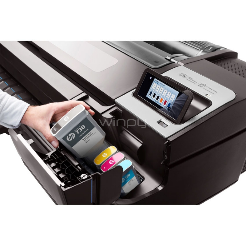 Plotter HP Designjet T1700 de 44 Pulgadas (Color, Tinta) | W6B55A#B1K
