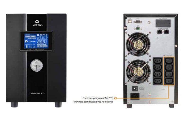 UPS Vertiv Liebert GXT MT+ 230 (2000VA, 1600W, Verdadera doble ...