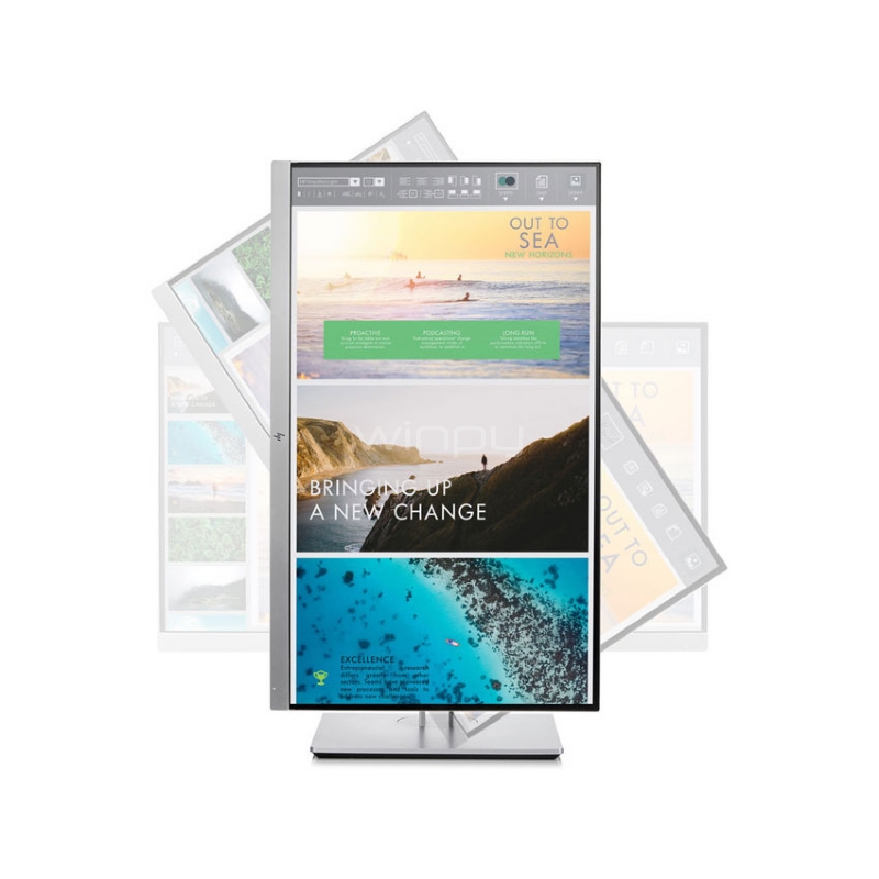 Monitor HP EliteDisplay E233 de 23“ - 1FH46A8#ABA - Winpy.cl