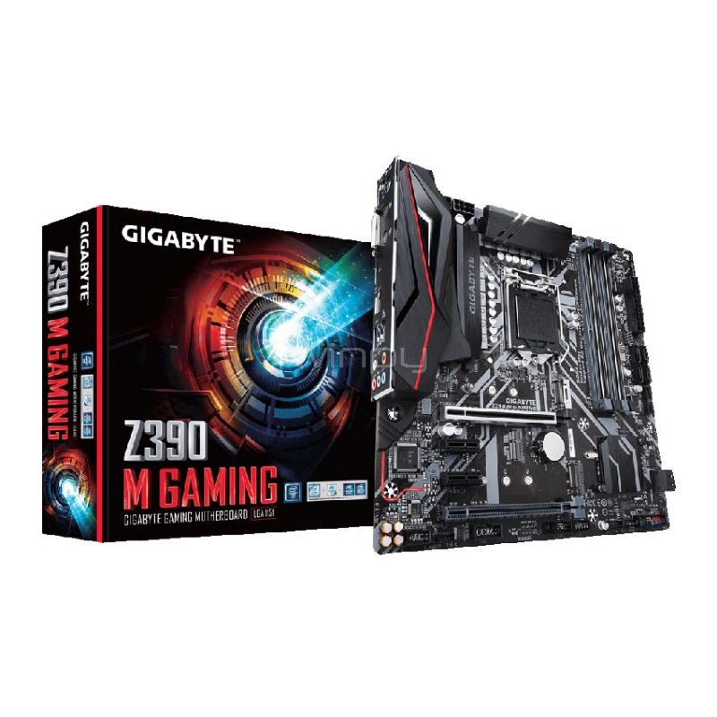 Placa Madre GigaByte Z390 M GAMING (LGA1151v2, DDR4 2133/4266Mhz, M2 x2 ...