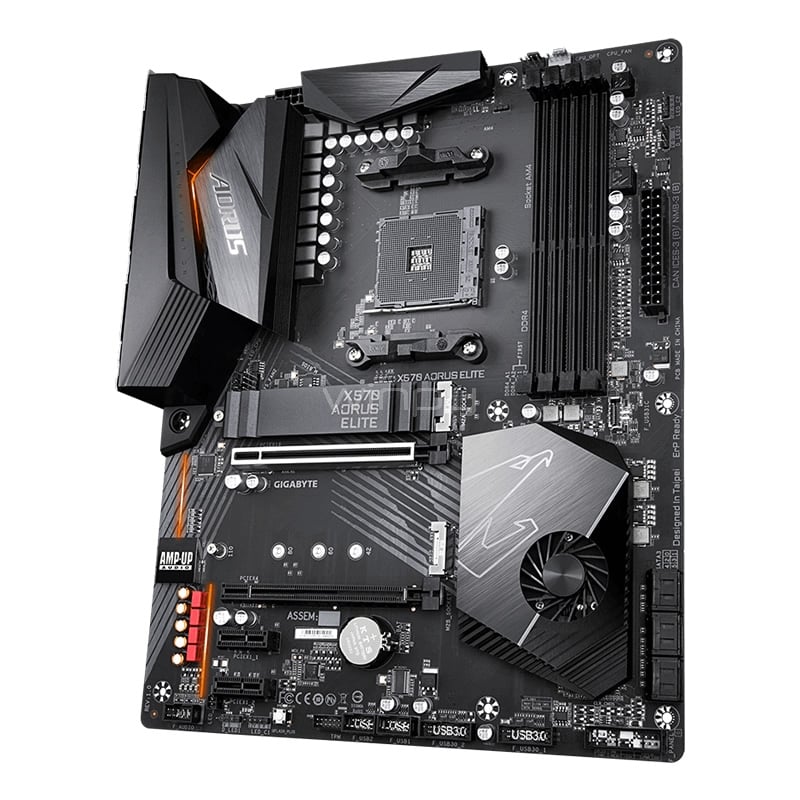 Placa Madre GigaByte X570 AORUS ELITE - X570 AORUS ELITE - Winpy.cl