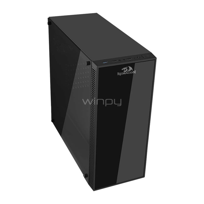 Gabinete Redragon Sideswipe GC-601 (Vidrio templado x2, Fan RGB x4, Sin ...