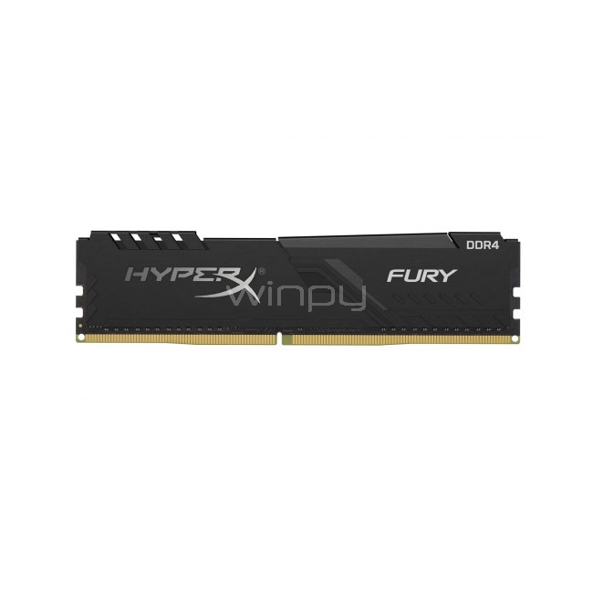 Memoria RAM HYPER Fury Black de 16GB (DDR4, 3000MHz, DIMM) | HX430C16FB4/16