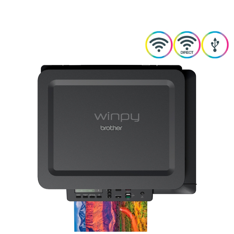 Multifuncional Brother DCP-T520W (Color, 30ppm, 1200dpi, Wi-Fi/USB ...