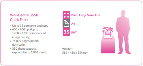 Xerox WC3550 WorkCentre™ | 3550V_XC