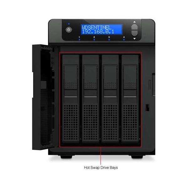 Western Digital WD Sentinel DX4000 NAS 4TB - WDBLGT0040KBK-NESN - Winpy.cl