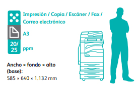 WorkCentre™ 7125 Xerox multifuncional - 7125V_TW - Winpy.cl