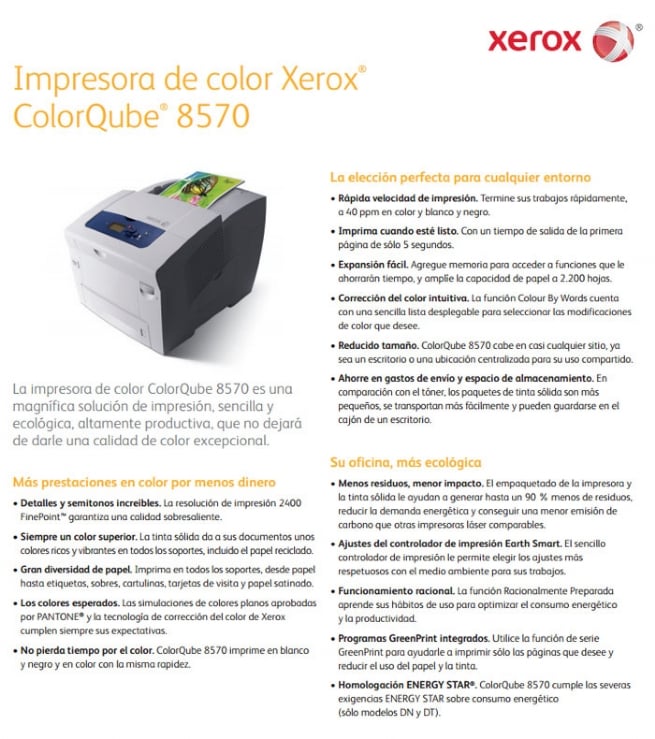 Impresora a color de tinta sólida ColorQube™ 8570 - 8570_DNC - Winpy.cl