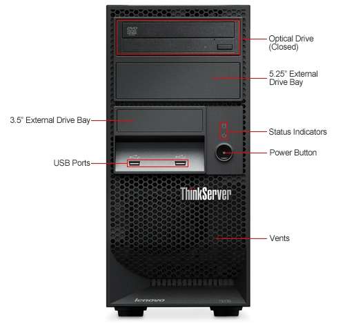 Servidor Lenovo Think TS130 1100-58S - 110058S - Winpy.cl