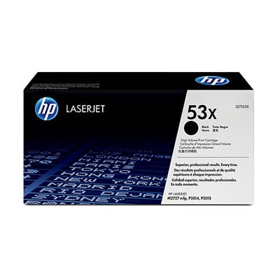 Tóner HP Negro de alto rendimiento 53X LaserJet - Q7553X - Winpy.cl