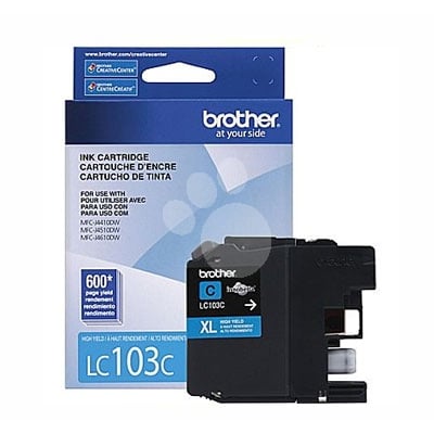 Cartucho de tínta Brother LC103C - Cian - LC103C - Winpy.cl