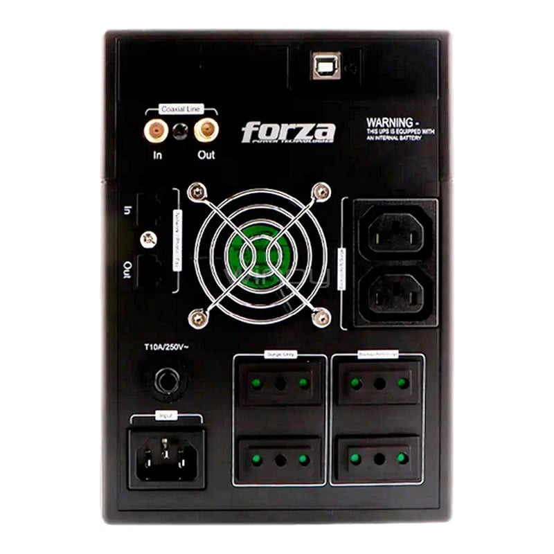 UPS Forza FX-1500 Interactiva (1500VA/840W, 220-240V, 4 salidas CEI 23 ...